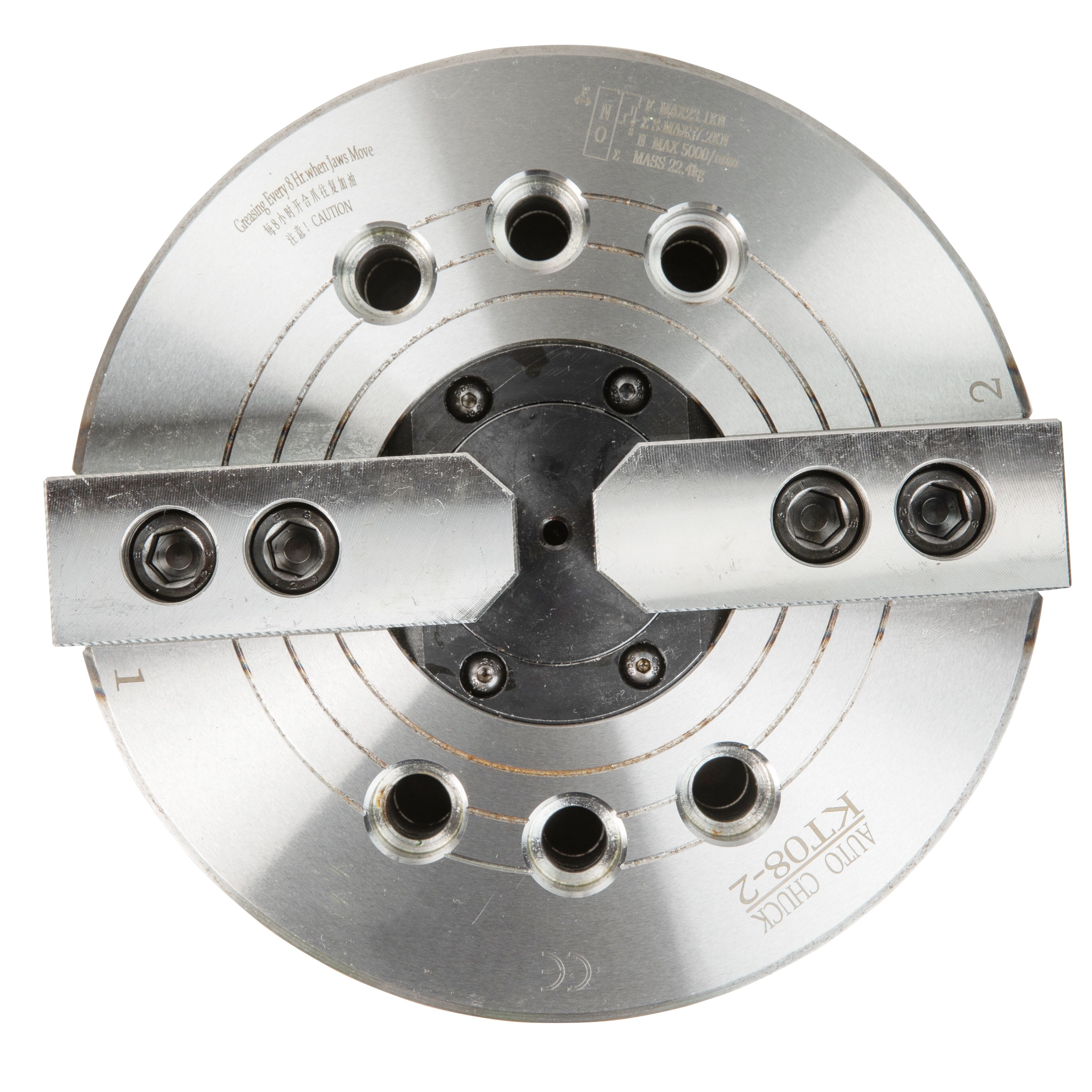 Hollow 2 - Jaw Pneumatic Chuck: Precise Workpiece Clamping